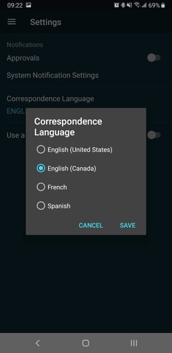 Setting Your Language Preference